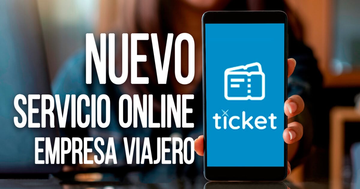 Este es el Nuevo Servicio Online de la Empresa Viajero con la Aplicación Ticket